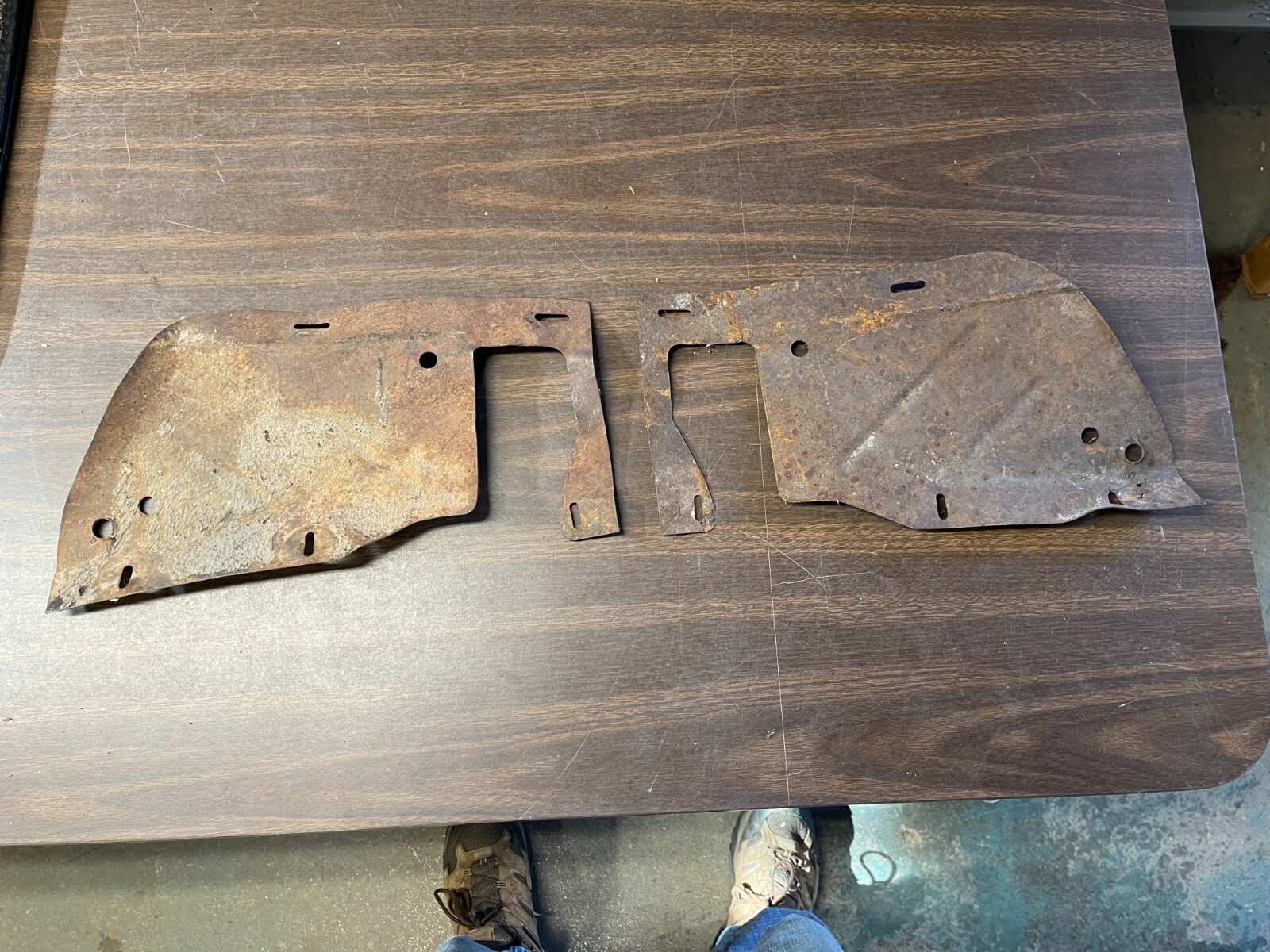 1968 dodge charger front fender block off splash shields pair left ...