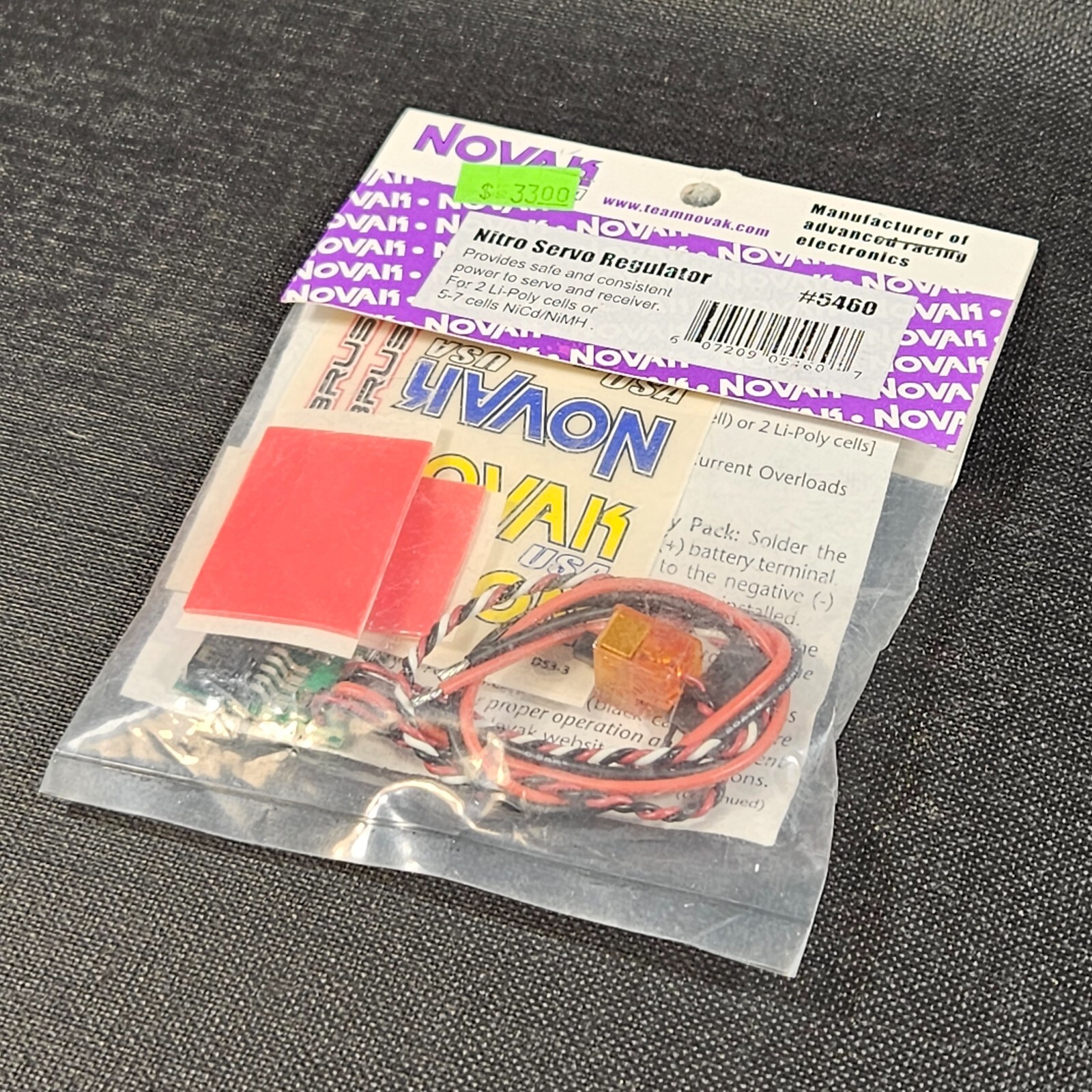 Novak # 5460 NITRO Servo Regulator for 2s or 5-7 NiMH for sale online ...