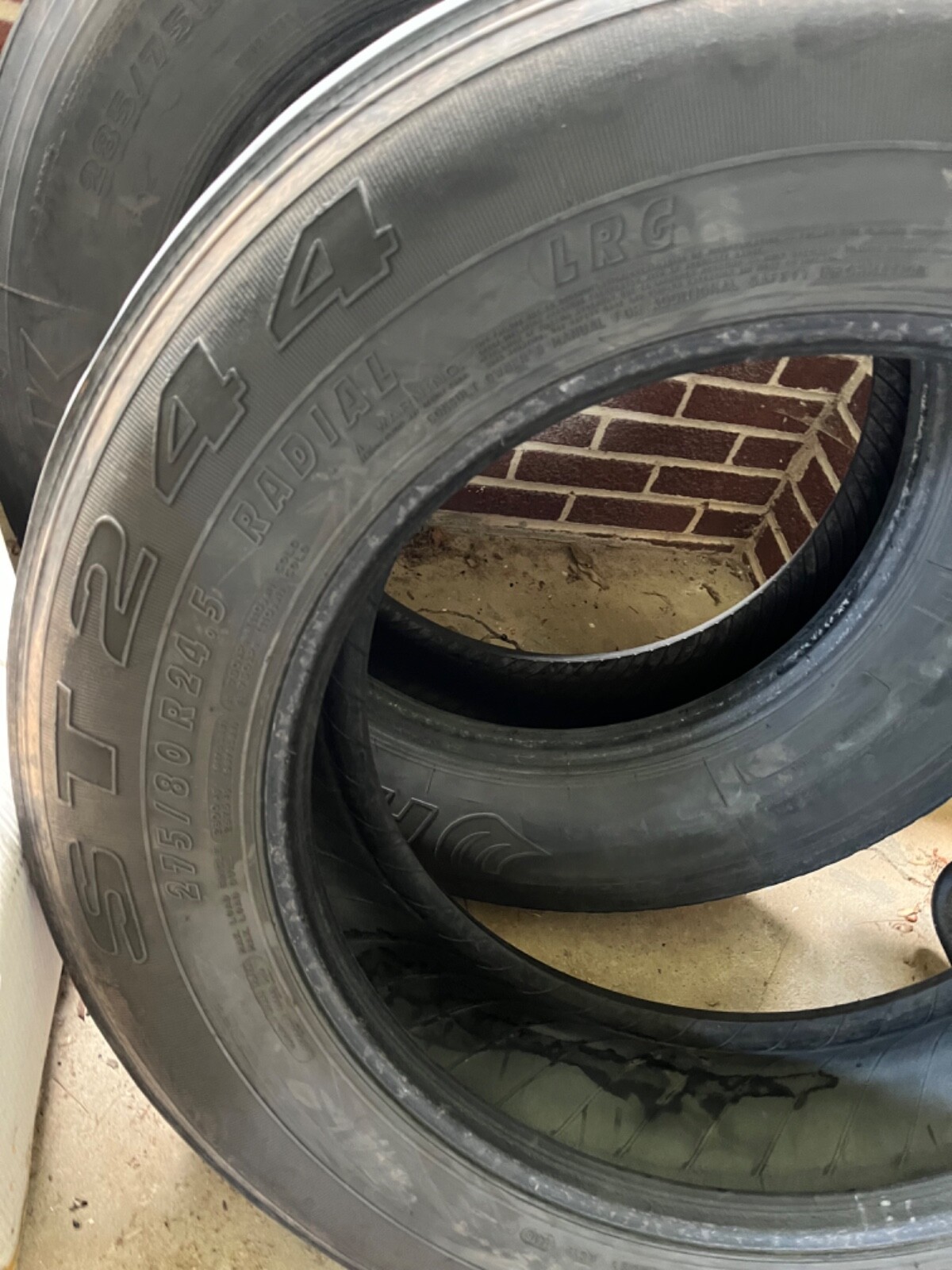 USED BFGOODRICH 275/80R24.5. BF GOODRICH ST244 TRUCK/BUS TIRE | eBay