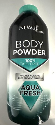Nuage AQUA FRESH Body Powder for Men - 100% Talc Free 250g. | eBay UK