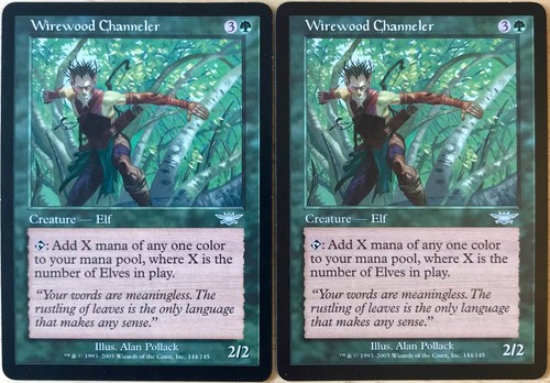 Wirewood Channeler x2 Legions 2x MTG Magic the Gathering | eBay