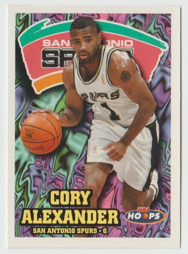 1997-98 NBA Hoops Basketball #304 Cory Alexander - San Antonio Spurs | eBay