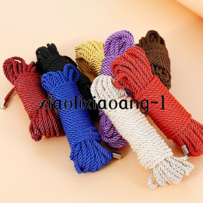 10M New Polyester Silk Rope Soft Binding Rope Shibari Cosplay Slaver | eBay