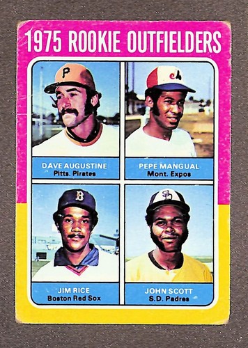 1975 Topps #616 Rookie Outfielders Jim Rice | eBay