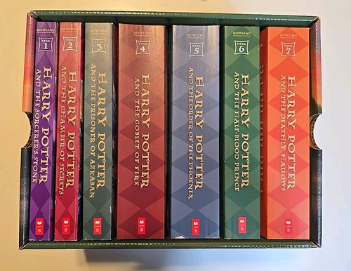 Harry Potter The Complete Series Books 1-7 Complete Scholastic Box Set ...