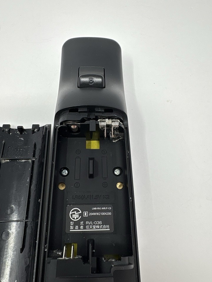 Nintendo Wii RVL-036 Motion Plus Black Remote OEM Controller with ...