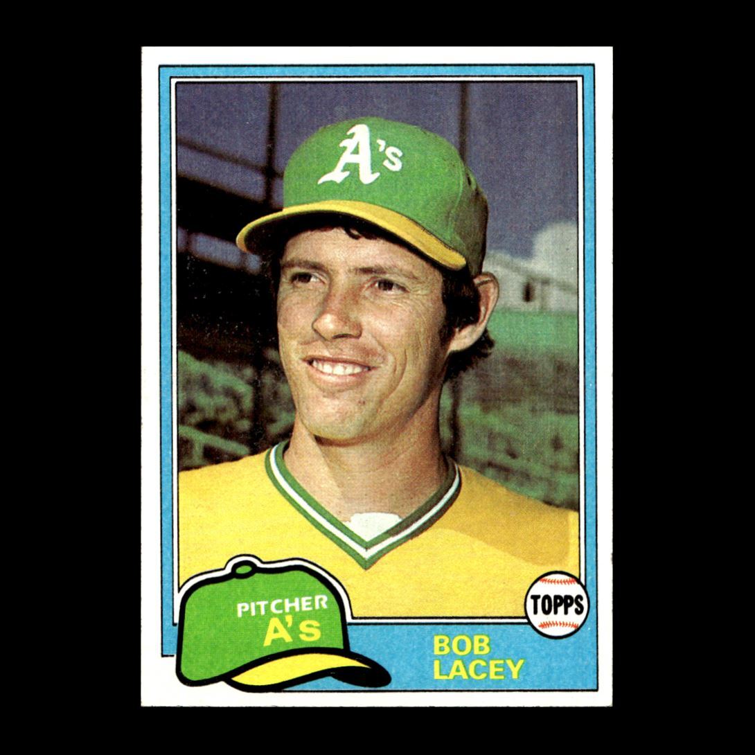 Bob Lacey 1981 Topps Oakland Athletics #481 Nice! 3 | eBay