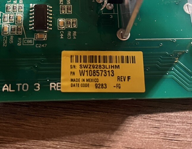 Whirlpool Washer Control Board W10916478 W10857313 W10858633 | eBay