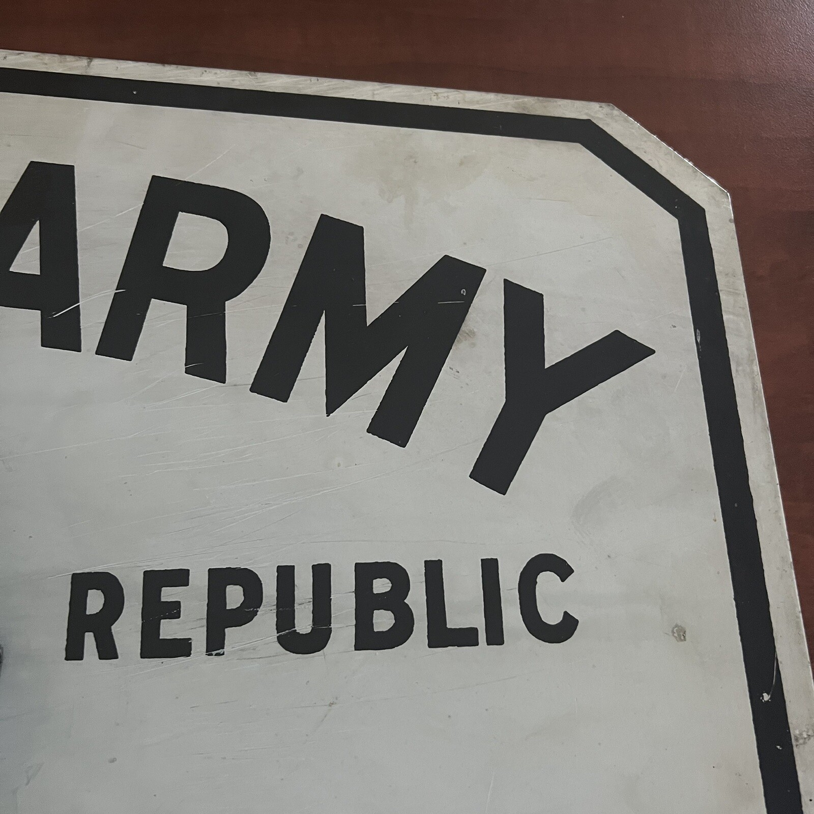 Authentic Vintage 24” GAR Grand Army Of The Republic Highway Sign Route ...