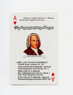 #TN27248 JOHANN SEBASTIAN BACH #AH Famous Composer Trading Card | eBay