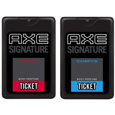 AXE Signature Champion / Intense Ticket Body Perfume Easy to Carry 250 ...