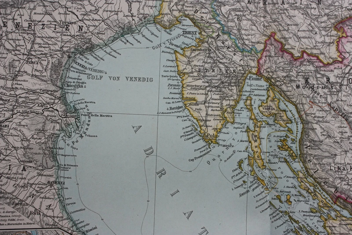 Adriatic Sea On World Map