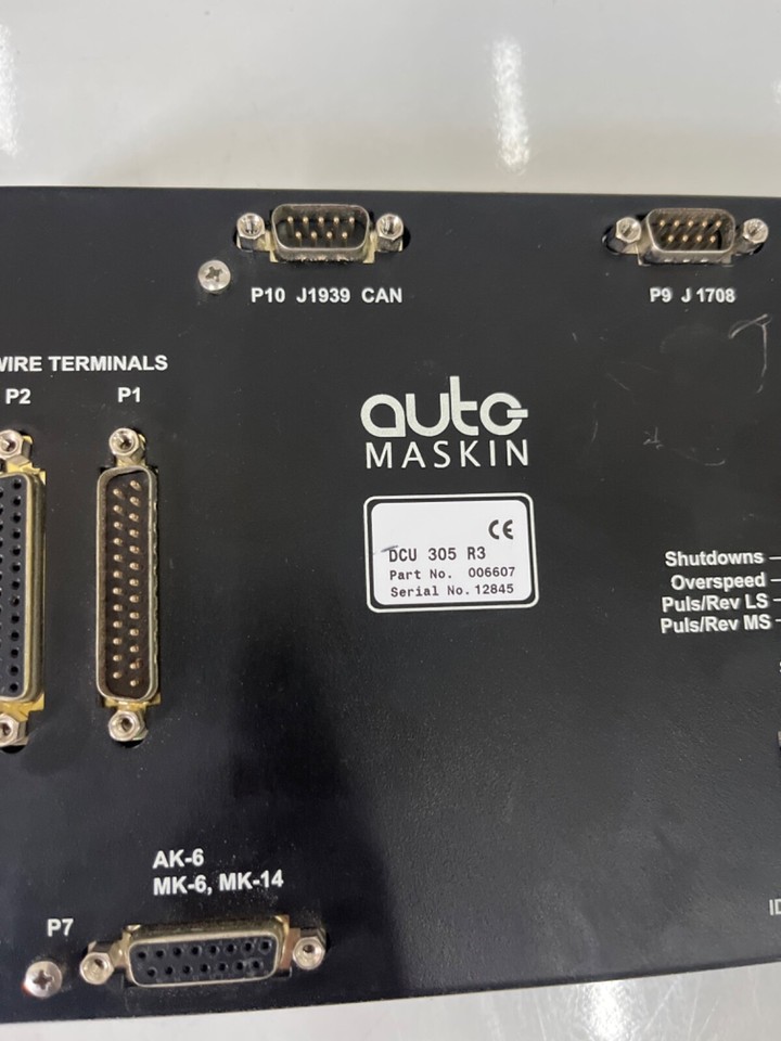 AUTO-MASKIN DCU 305 R3 ENGINE CONTROL UNIT ( AS IT IS) | eBay