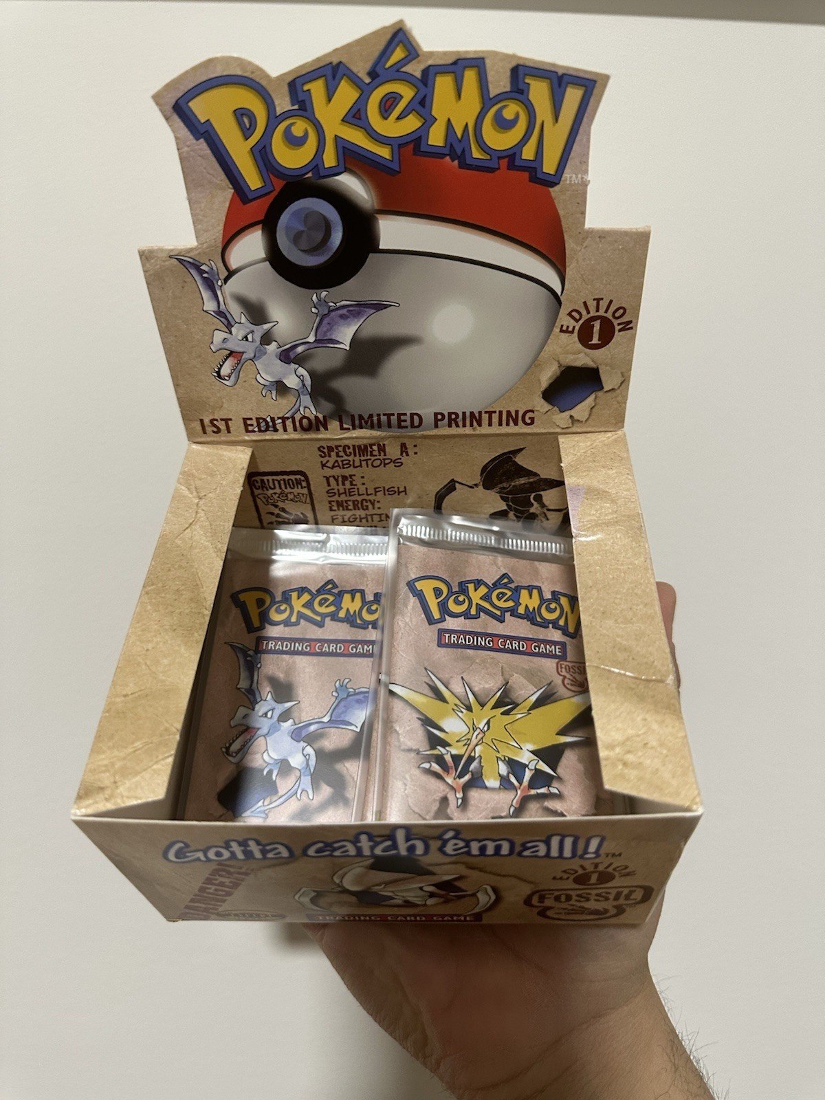 *BOX FRESH* Pokemon 1st Edition Fossil Booster Pack (1 Pack) FACTORY ...