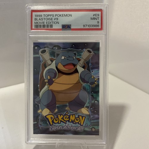 1999 Topps Pokemon Blastoise #E9 PSA 9 | eBay