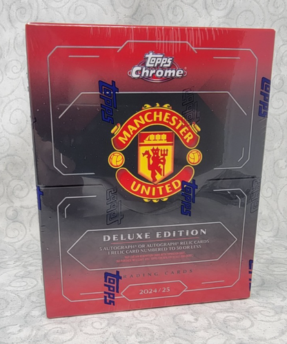 2024/25 Topps Chrome Deluxe Edition Manchester United Box - US SELLER ...