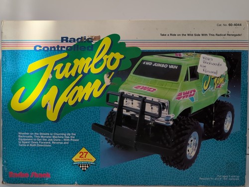 Vintage jumbo van Radio Controlled RC Car RadioShack With Remote | eBay