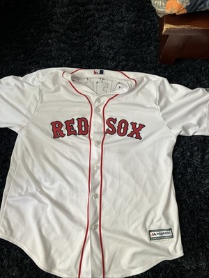 Majestic Red Sox Mookie Betts #50 Jersey Size XL White Cool Base ...