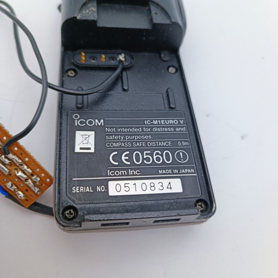 ICOM IC-M1V IC-M1EURO V Handheld Marine Radio Transceiver VHF Radio w ...