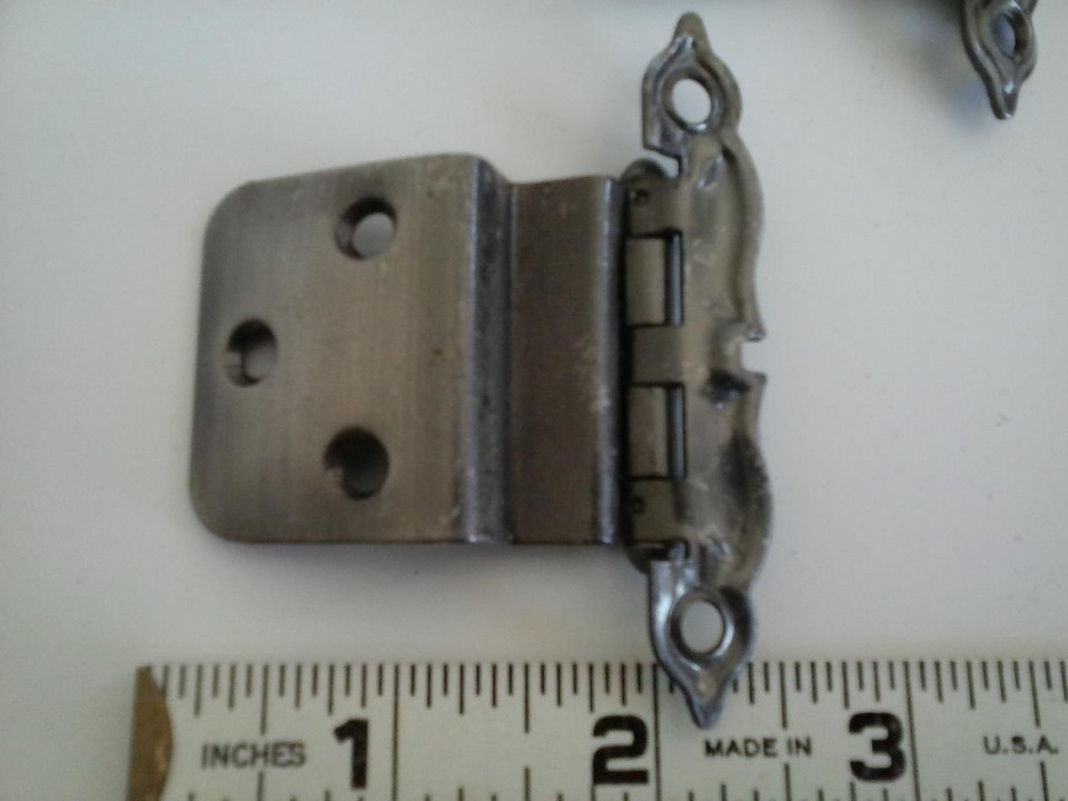 100 Cupboard Hinges 3/8" Offset Country Kitchen Colonial Style NOS FS ...