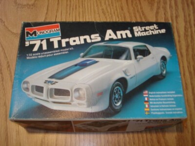 MONOGRAM '71 1971 TRANS AM STREET MACHINE PONTIAC MODEL KIT NEW | eBay