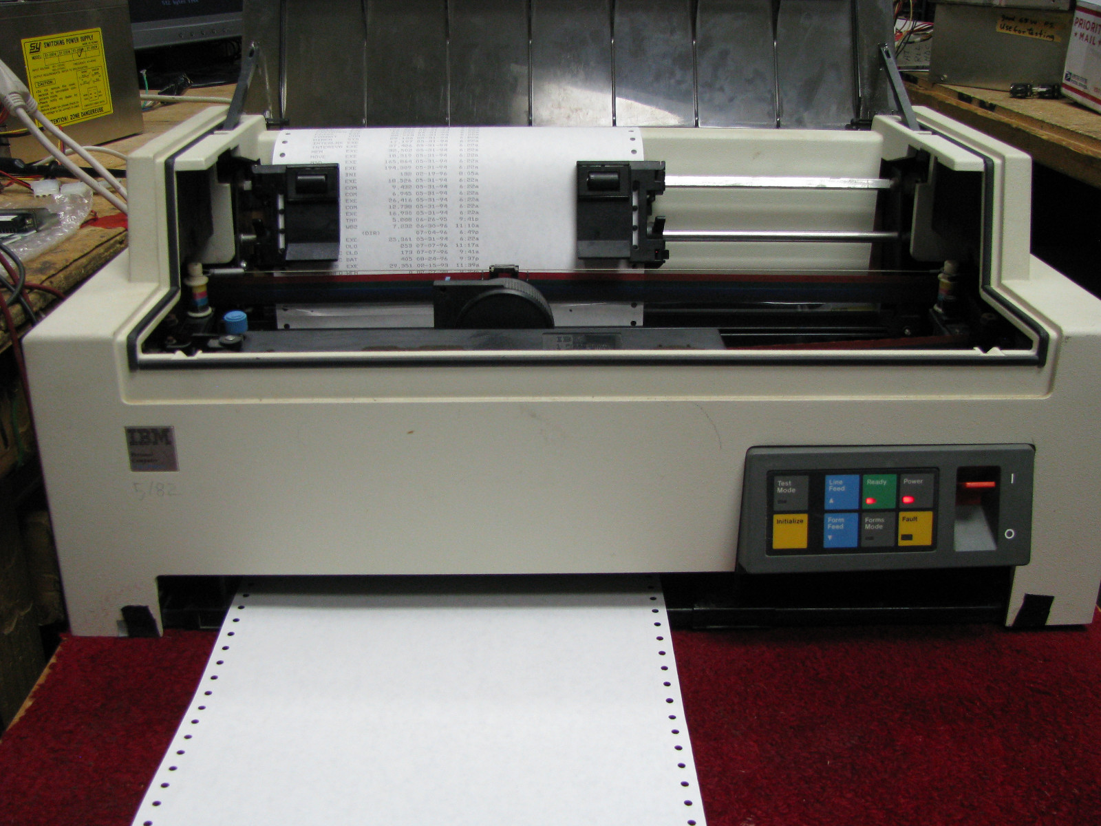IBM 5182 Wide Carriage BW/Color Dot Matrix Prtr - | eBay