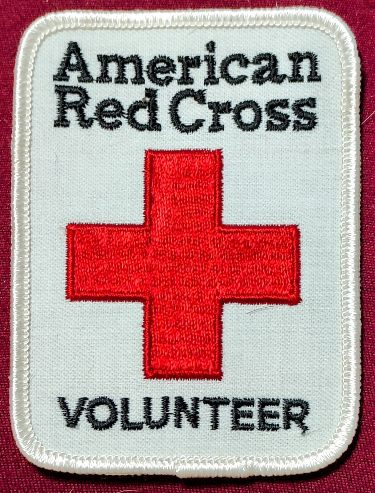 American Red Cross Sew On Volunteer Patch 2.75" x 3.75" | eBay