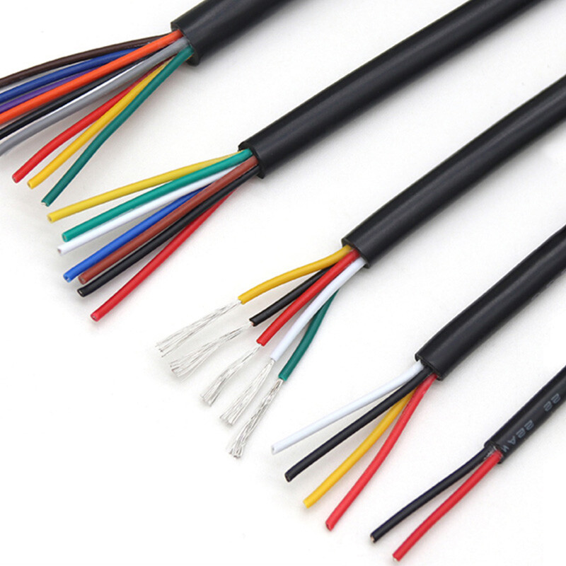 Flexible PVC Wire 30 AWG - 16 AWG Signal Control Cable 2/3/4/5/6/7/8/9 ...