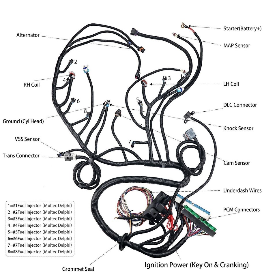2003-2007 For 03-07 4.8 5.3 6.0 Chevy GMC Vortec DBW 4L60E LS Stand ...