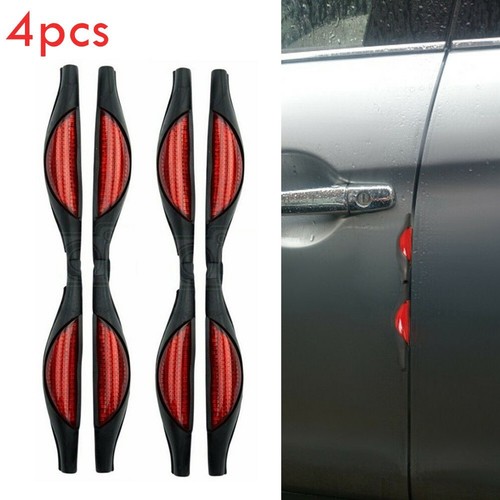 Door Edges Guards Waterproof Bus Prevent Protectors Red Universal 4 Pcs ...