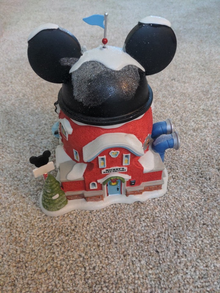 DEPARTMENT 56 DISNEY CHRISTMAS VILLAGE - MICKEY'S EARS FACTORY | eBay