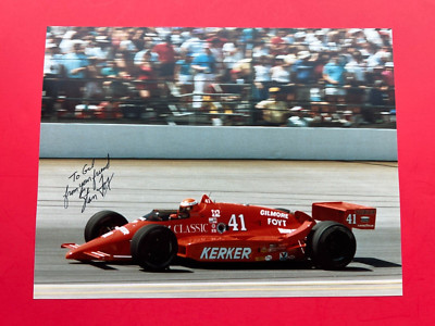 STAN FOX ~ Signed/Autographed 8x10 Race Photo ~ INDY 500 ~ Kerker #41 ...