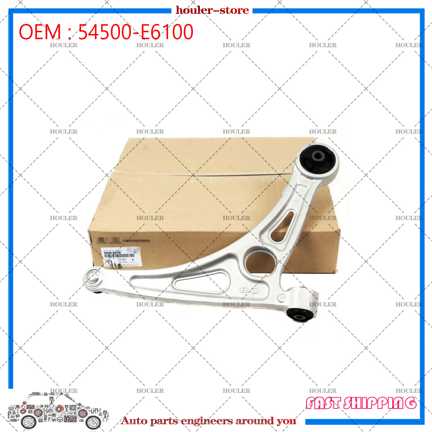 FEDEX 54500-E6100 Front Lower Control Arm LEFT For HYUNDAI SONATA 2016 ...