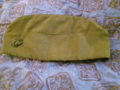 US MARINES USMC GREEN GARRISON "COVER" HAT/CAP 6 3/4 | eBay