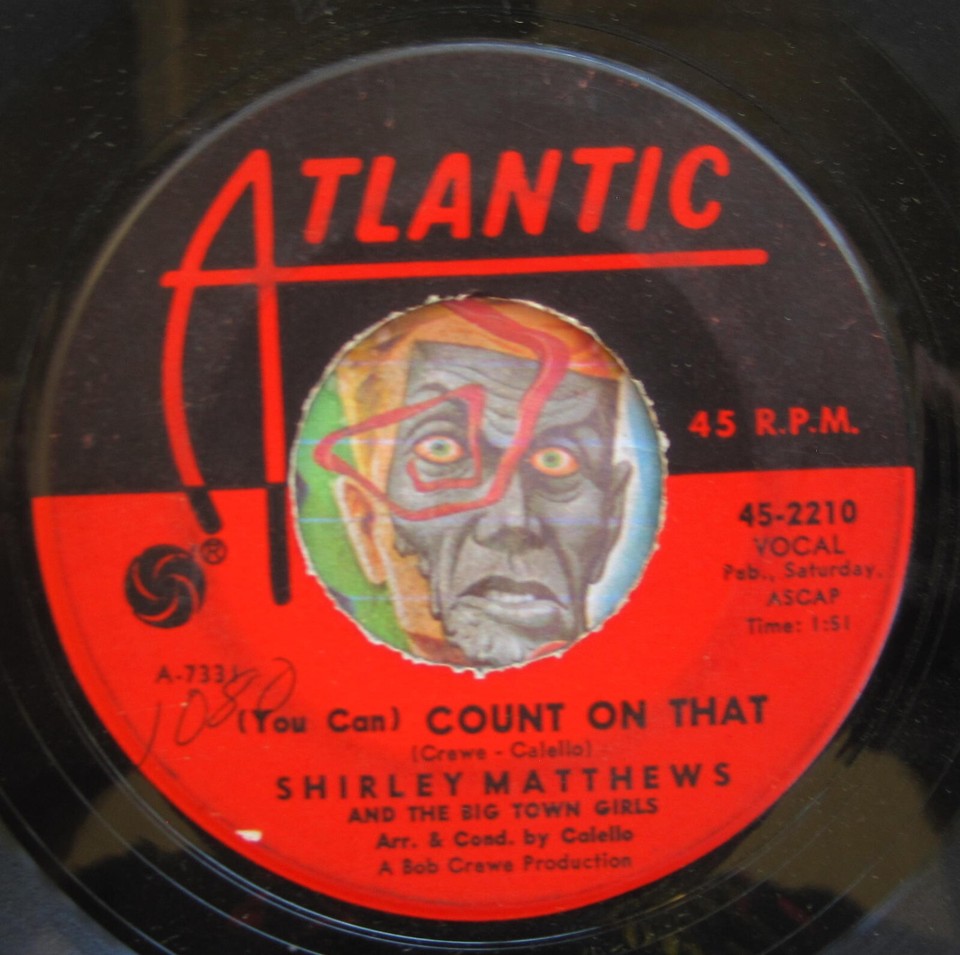 HEAR Shirley Matthews 45 Big Town Boy / Count On That R&B soul girl ...