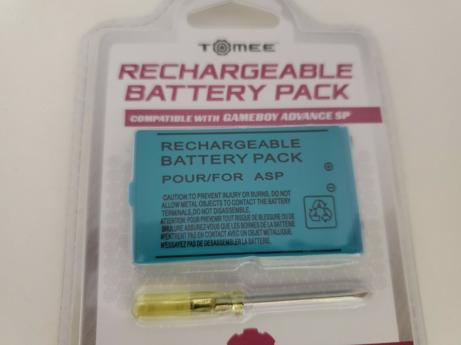 NEW TOMEE 3.7v 700 mAh Rechargeable Battery for Gameboy Advance SP ...