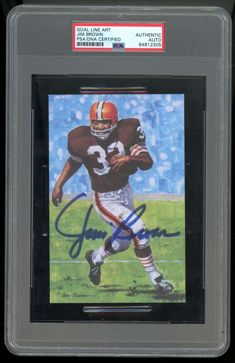 Jim Brown Autographed Memorabilia | Signed Photo, Jersey, Collectibles ...