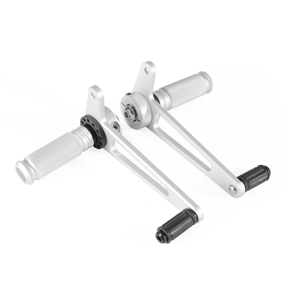 Rear Set Foot Pegs Footrest For Cafe Racer Custom Bobber For Kawasaki ...