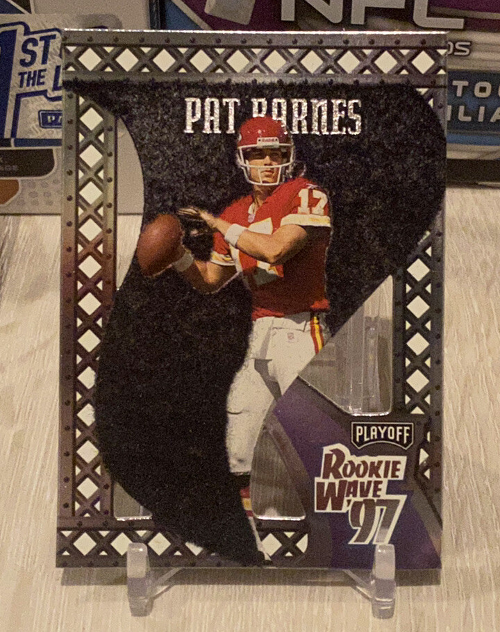 1997 Playoff Contenders Rookie Wave Pennants Black Pat Barnes #22 ...
