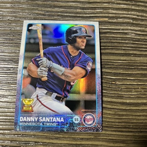2015 Topps Chrome Minnesota Twins Baseball Card #167 Danny Santana | eBay