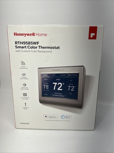 Honeywell Home RTH9585WF1004 Wi-Fi Smart Thermostat - Silver Open Box ...