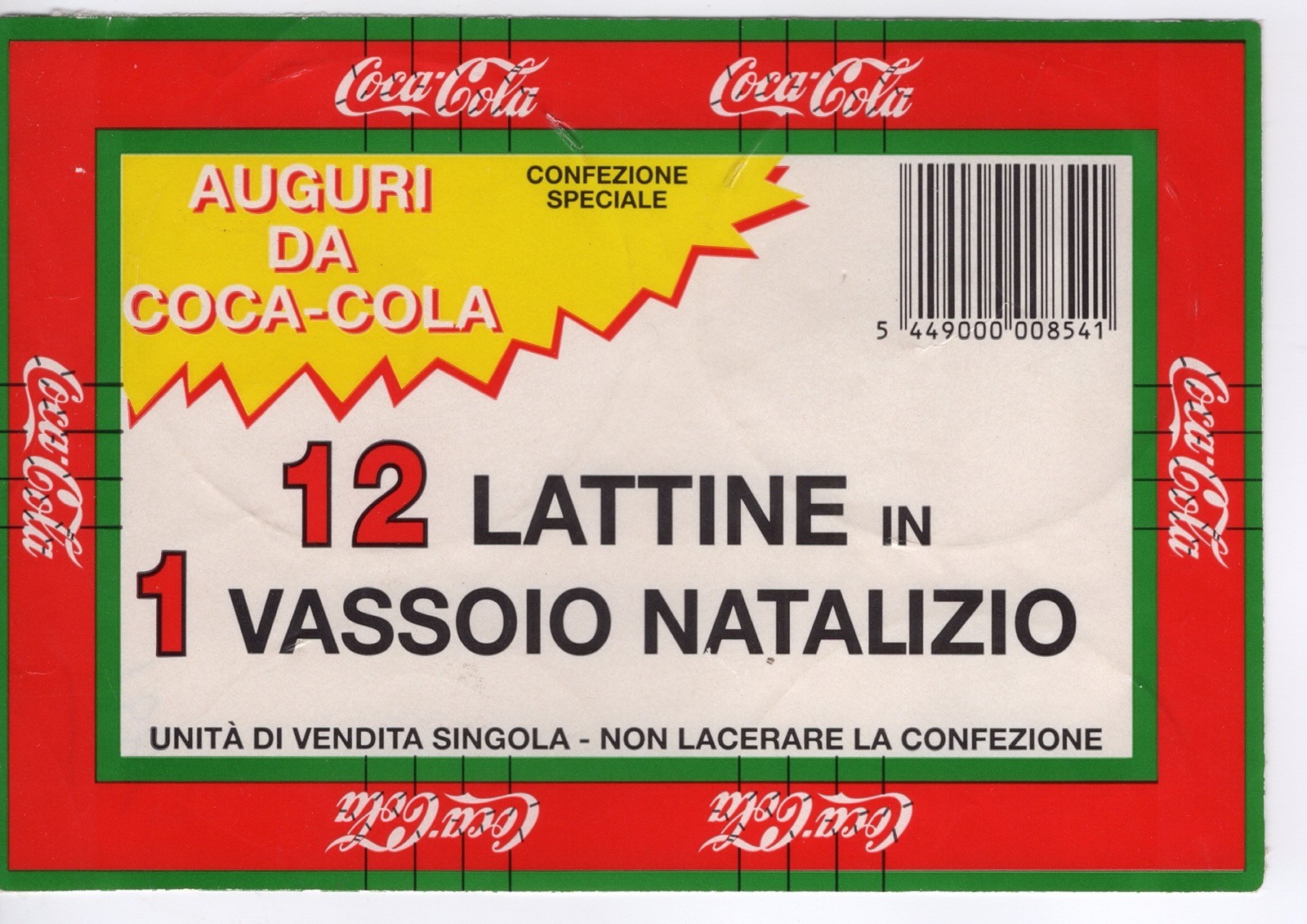 Coca-Cola Italian Coke Label 1991 | eBay
