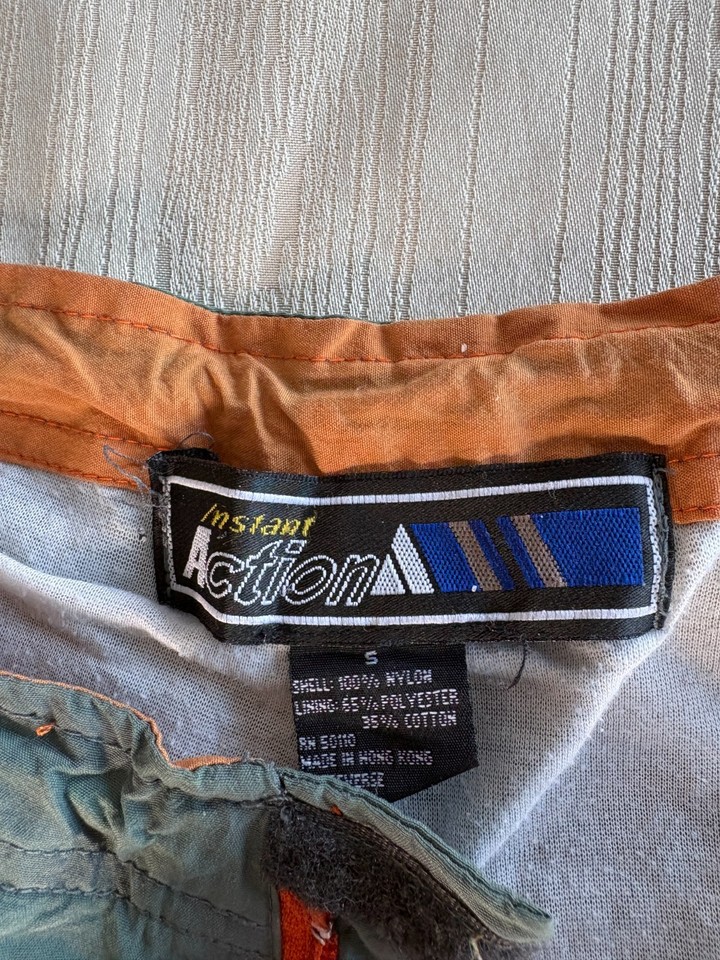 Women's Instant Action Nylon Pants Size Small Draw String Green and ...