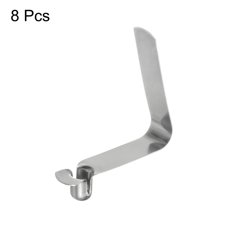 8pcs 6x8x36mm Single Button V-Shaped Paddle Snap Spring Clips Hollow ...