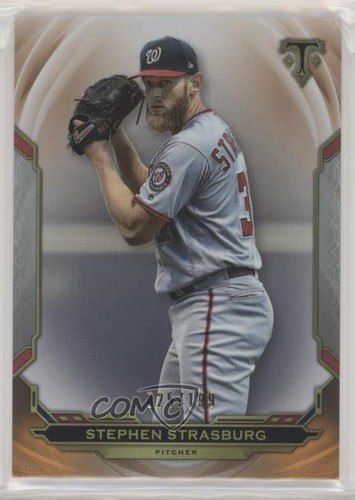 2019 Topps Triple Threads Amber /199 Stephen Strasburg #28 | eBay