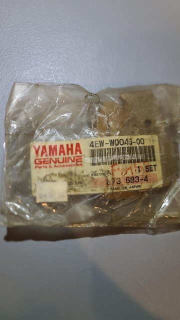 Yamaha 4EW-W0046-00 Brake Pad Kit 2 Genuine OEM for sale online | eBay