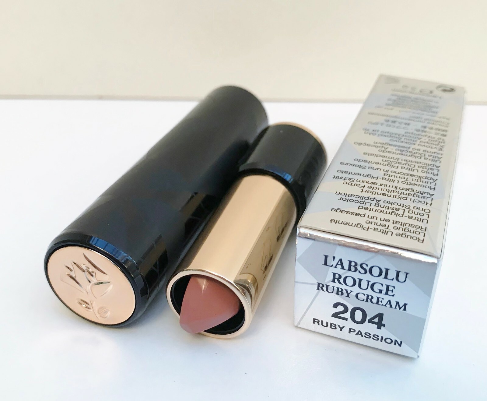 Lancome L'Absolu Rouge Ruby Cream Lipstick, #204 Ruby Passion, 3g, New ...