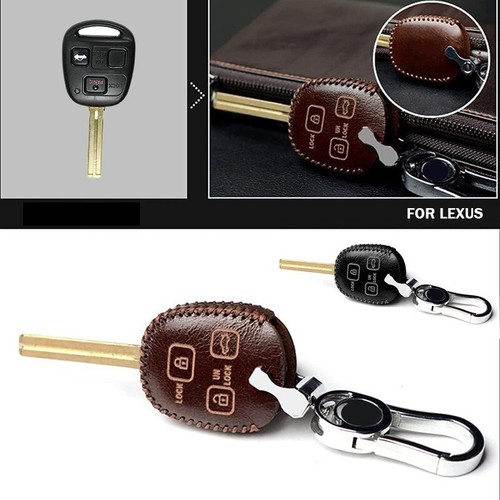 Leather Entry Key Fob Case Cover Holder Shell For Lexus ES GS GX IS LS ...
