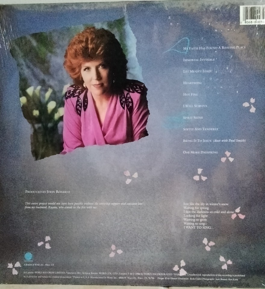 LP Vinyl Record: Cynthia Clawson, Immortal | eBay