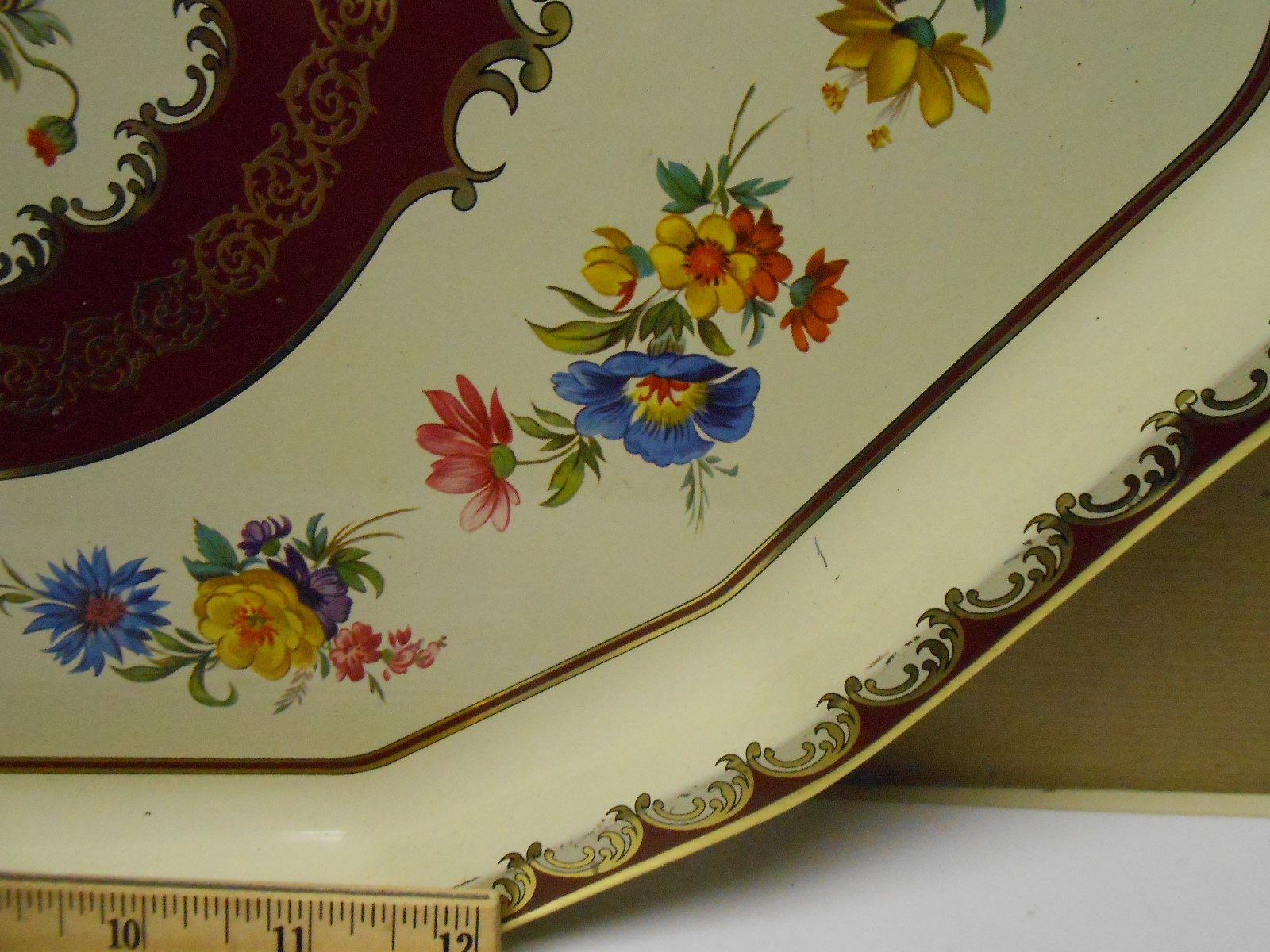 Vintage Daher Decorated ware metal tin tray Long Island NY 11101 Made ...